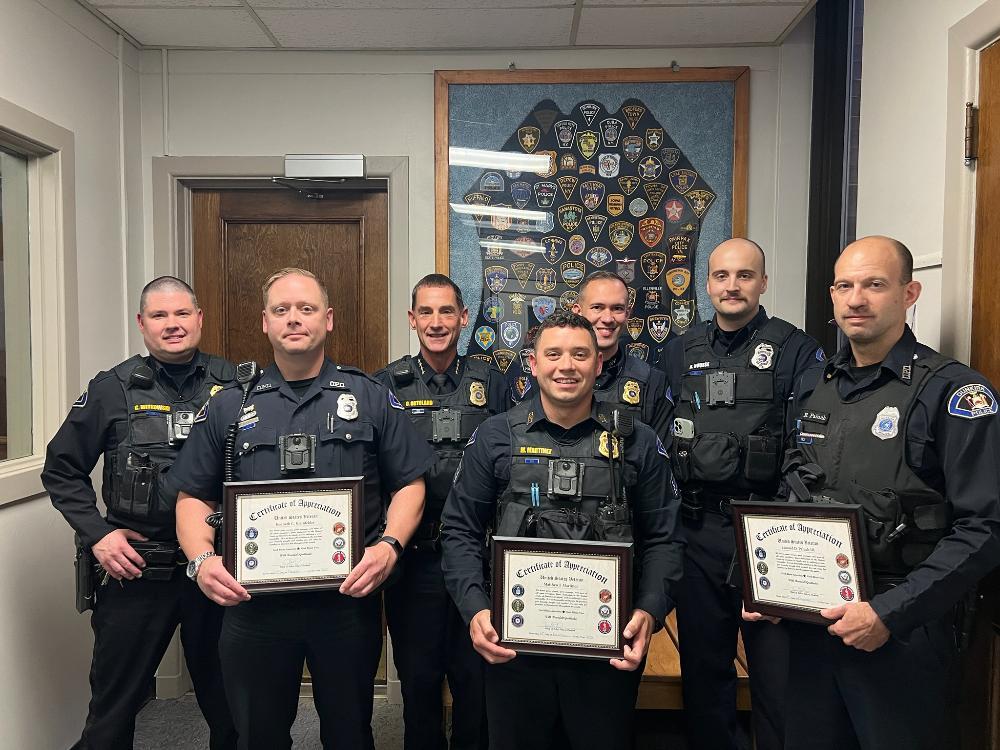 Dunkirk Police Honor Five Officers for Dual Service to Nation and ...