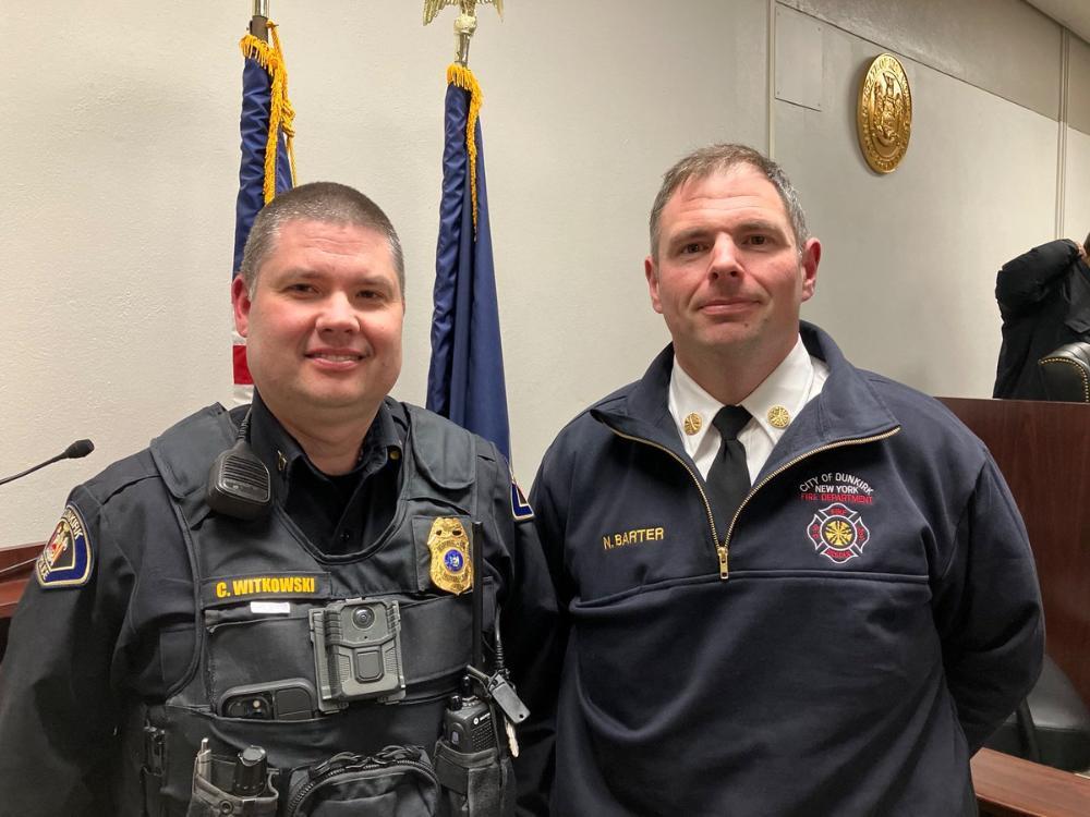 Witkowski, Barter Appointed as New City Police and Fire Chiefs ...