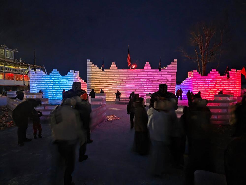 Mayville Winter Festival Begins with Lighting of Ice Castle ...