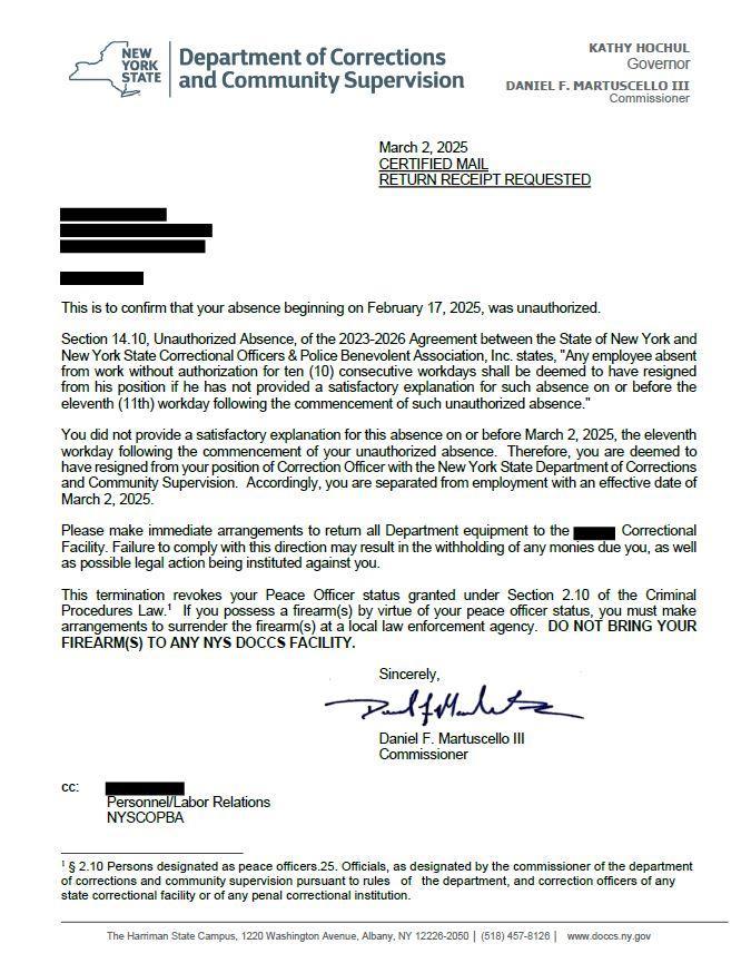 State Begins Firing Striking Corrections Officers | Chautauqua Today