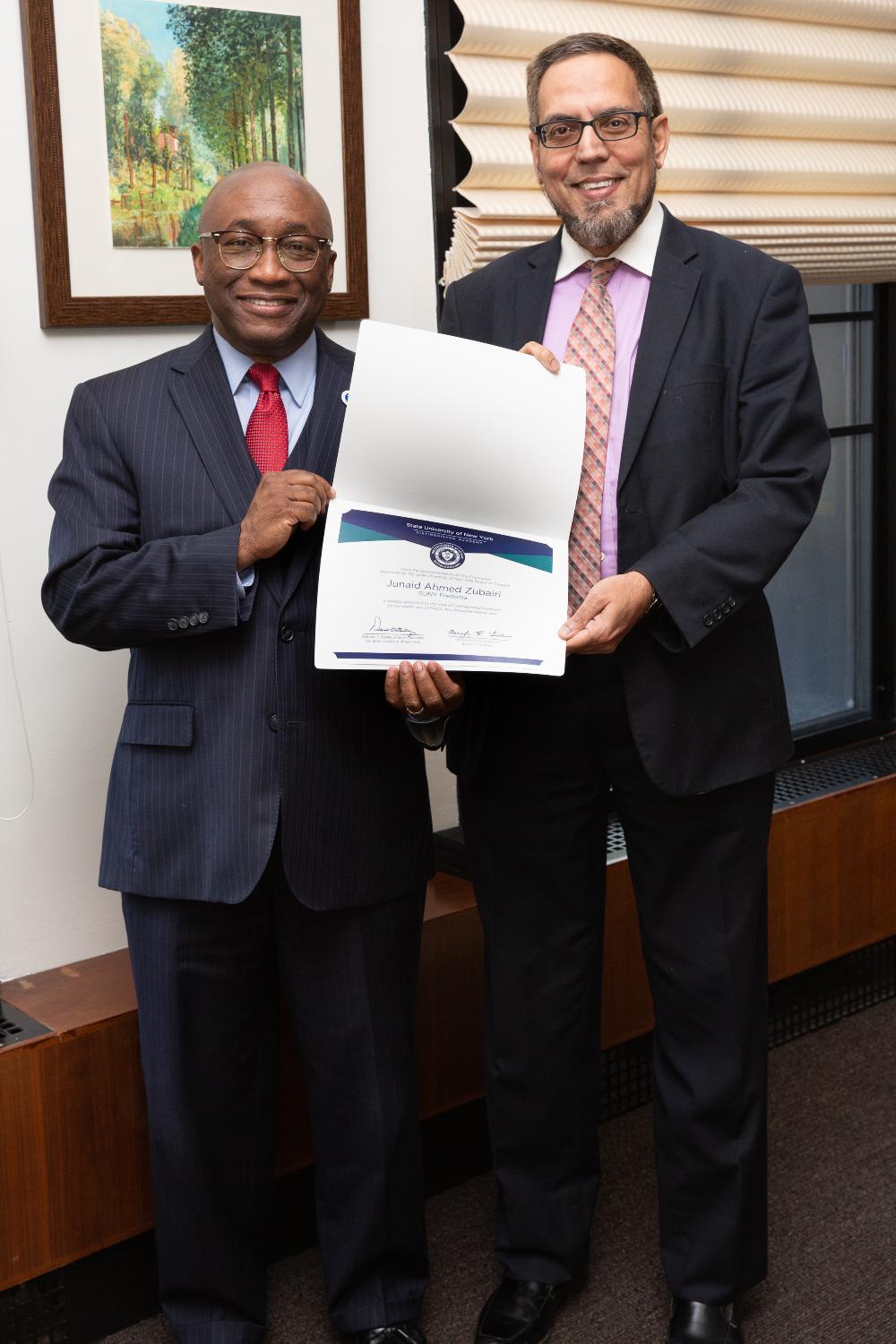 Two Fredonia Professors Join SUNY's Distinguished Ranks | Chautauqua Today