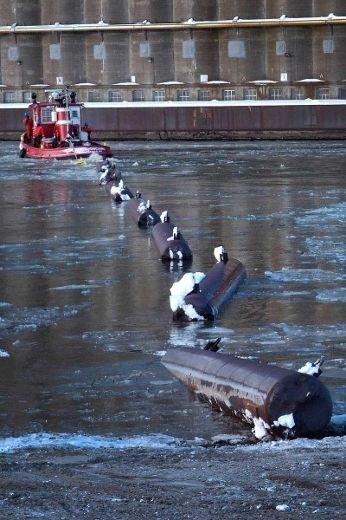 Ice boom removal is underway | Chautauqua Today