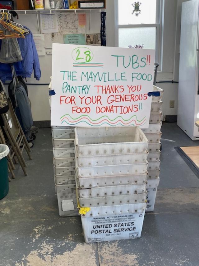 Mayville Post Office Holds Successful Food Drive | Chautauqua Today