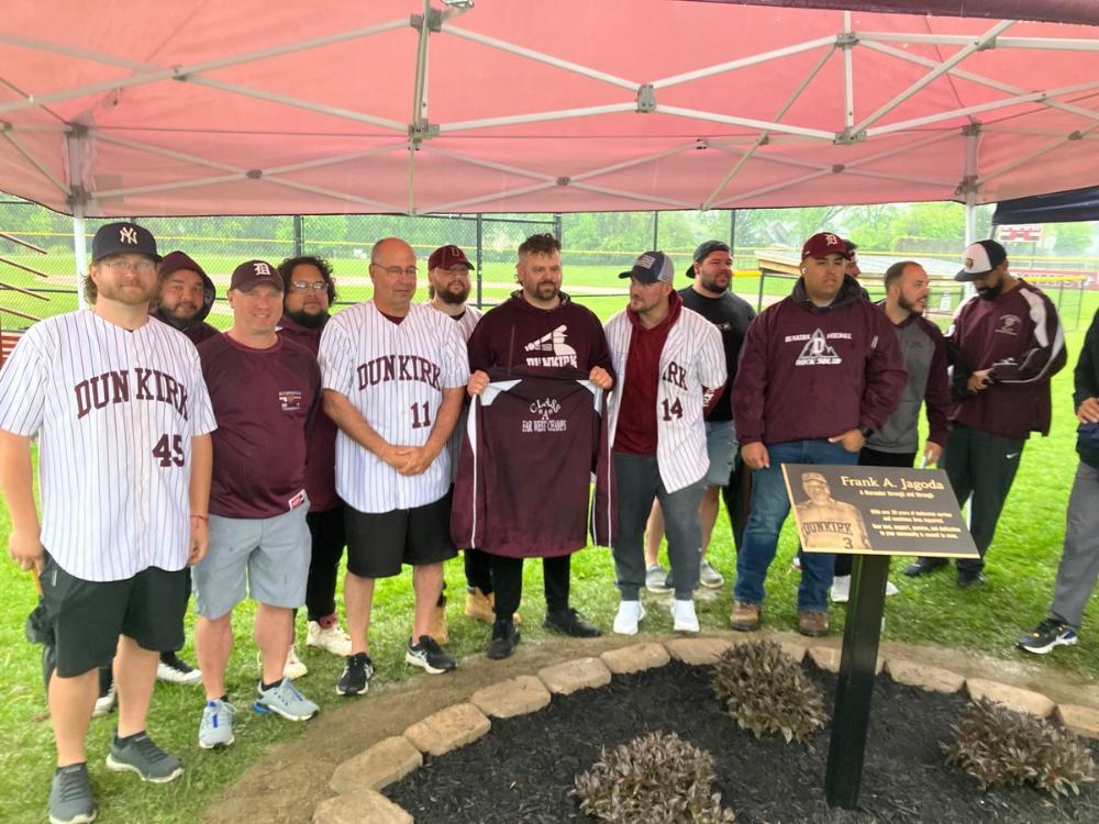 Dunkirk Sports Boosters Honor Jagoda with Bronze Plaque | Chautauqua Today