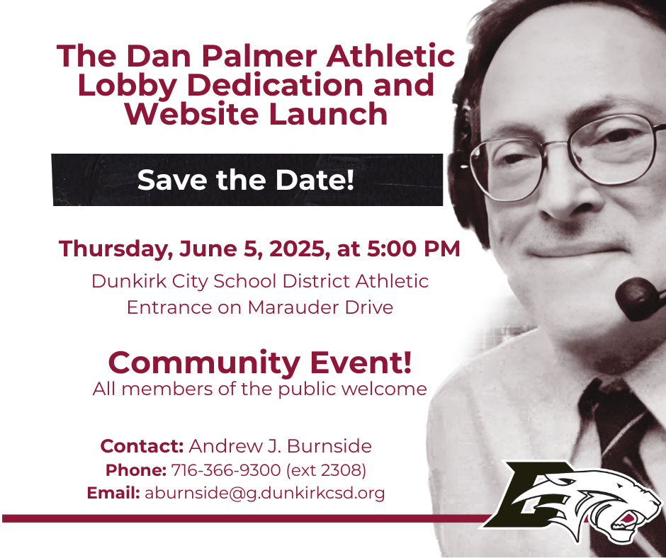New DHS Athletic Lobby Will Be Dedicated in Honor of WDOE's Dan Palmer | Chautauqua Today