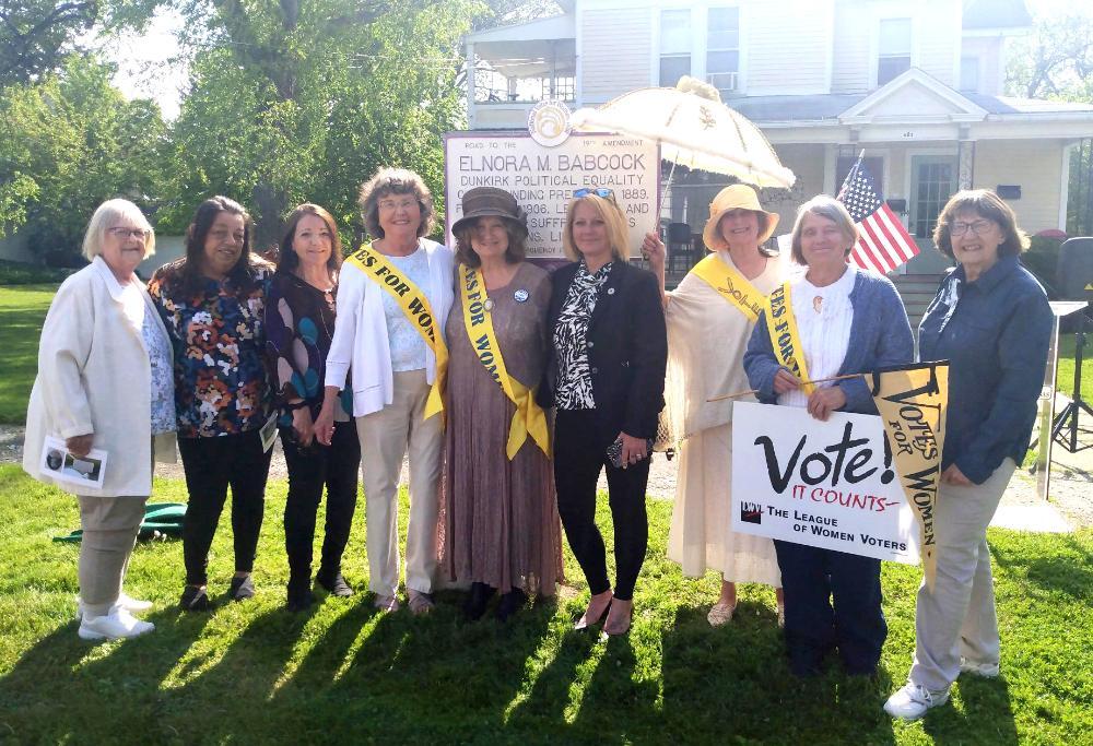 Historical Marker Dedicated in Dunkirk to Women's Suffrage Pioneer ...