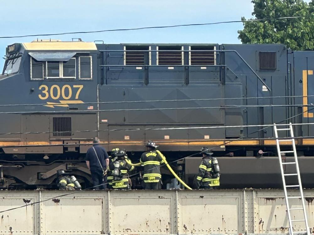 Dunkirk Firefighters Extinguish Locomotive Fire | Chautauqua Today