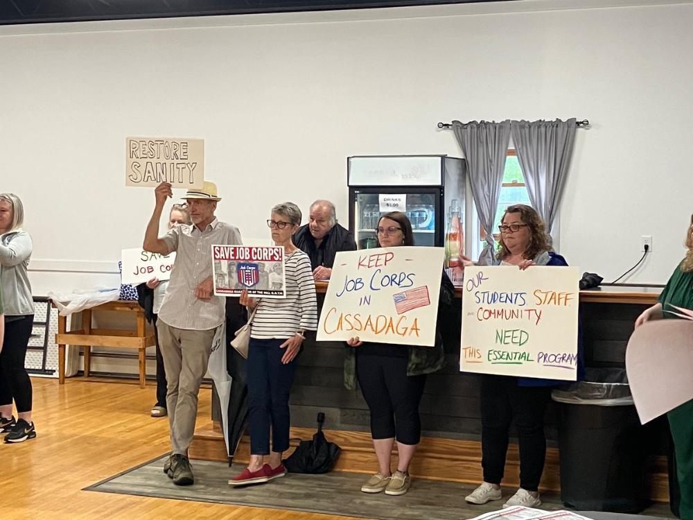 Local Union Hosts Rally to Save Cassadaga Job Corps | Chautauqua Today