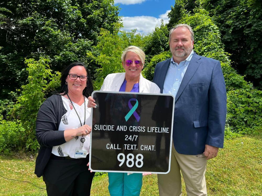 City of Jamestown Unveils New Suicide and Crisis Lifeline Signage ...